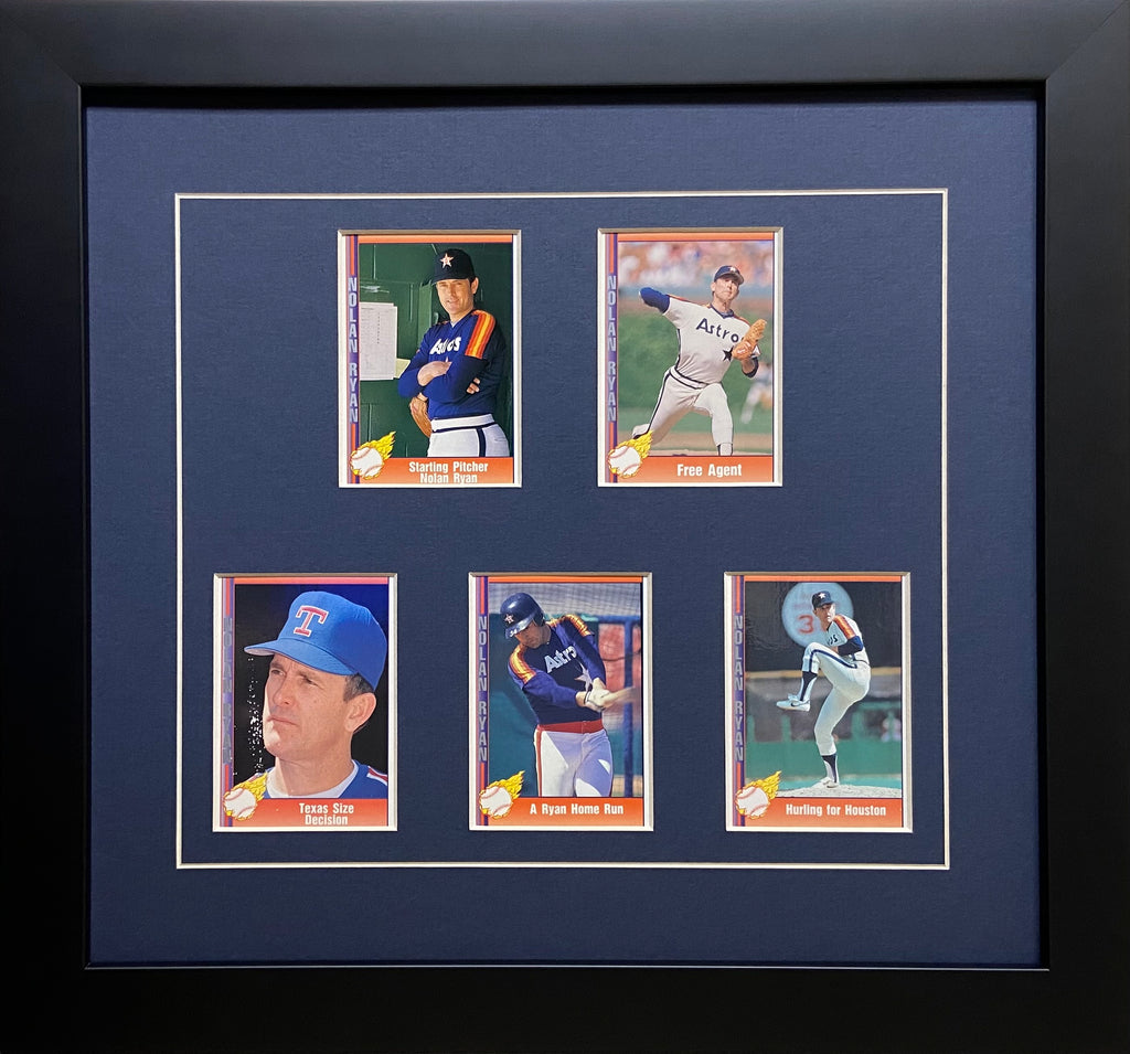 Five Trading Card Frame - Frame My Collection LLC