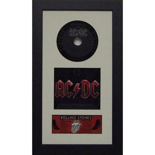 CD Frame with Insert / Booklet and Ticket – Frame My Collection LLC