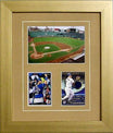 Two Trading Card Frame with Photo - Frame My Collection LLC