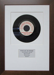 7" 45 Vinyl Record Frame with Personalized Message - Frame M...