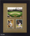 Two Trading Card Frame with Photo - Frame My Collection LLC