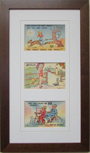 Three Postcards Frame – Frame My Collection LLC