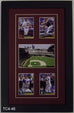 Four Trading Card Frame with Photo - Frame My Collection LLC