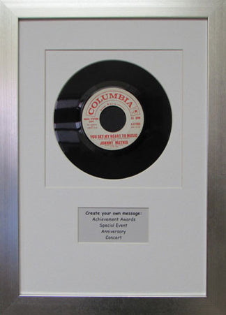 7" 45 Vinyl Record Frame with Personalized Message - Frame M...