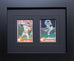 Two Trading Cards Frame - Frame My Collection LLC