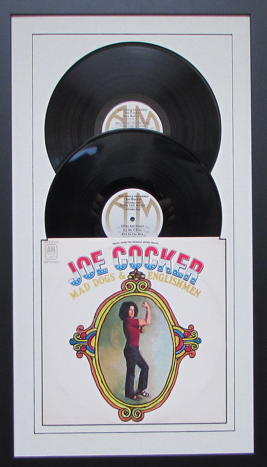 12" LP Double Vinyl Record Album Frame with Sleeve, Jukebox St...