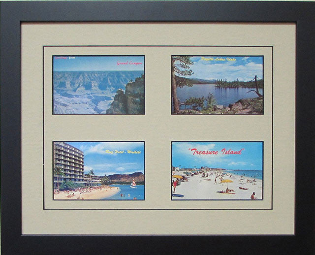 Four Postcards Frame - Frame My Collection LLC