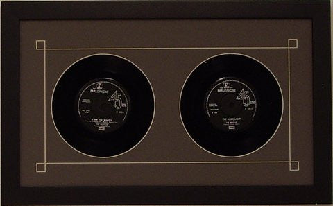 7" 45 Double Vinyl Record Frame - Frame My Collection LLC