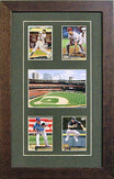 Four Trading Card Frame with Photo - Frame My Collection LLC